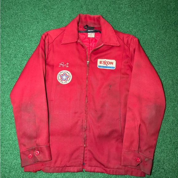 Jackets & Coats | Vintage 6s 70s Exxon Gas Station Employee Uniform ...